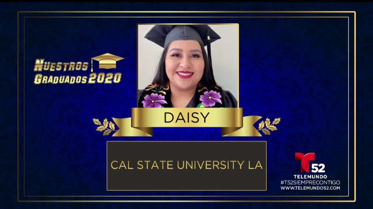 Nuestros Graduados 2020: Daisy, Genesis y Javier – Telemundo 52