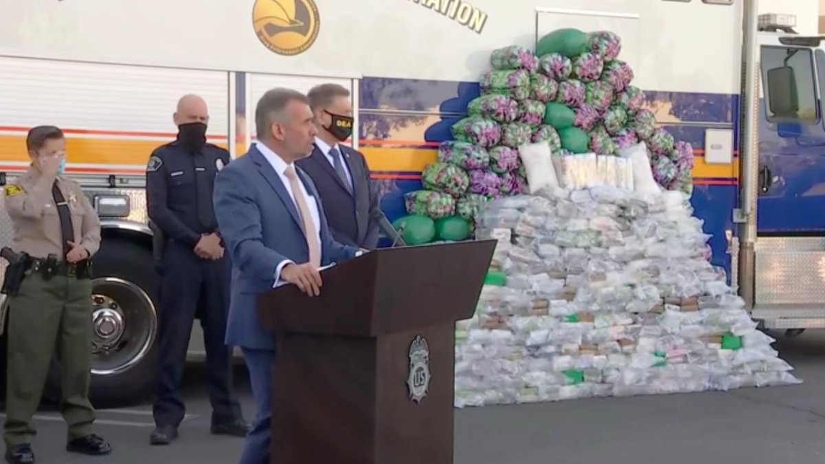 DEA anuncia el mayor decomiso de metanfetamina en el sur de California ...