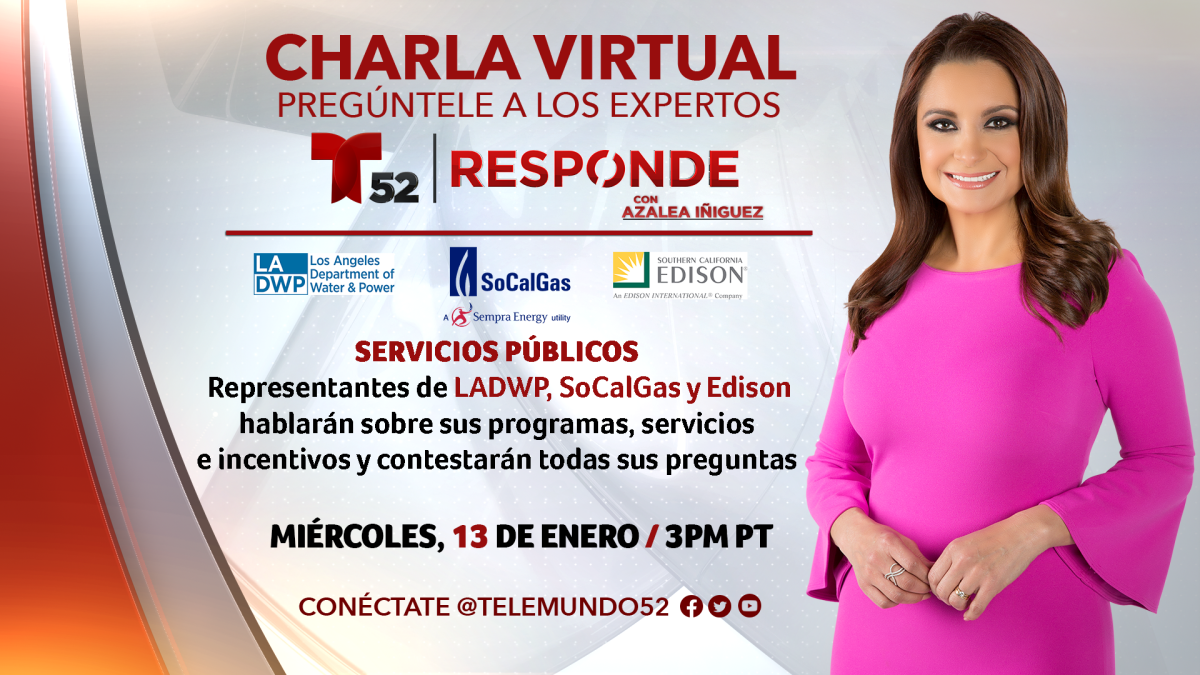 Responde Charla Virtual: Servicios Públicos – Telemundo 52