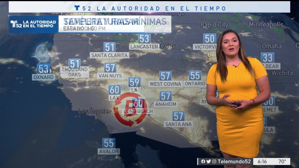 El tiempo con Alondra Anaya – Telemundo 52