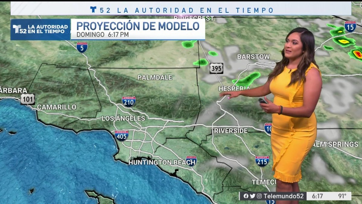 El tiempo con Alondra Anaya – Telemundo 52