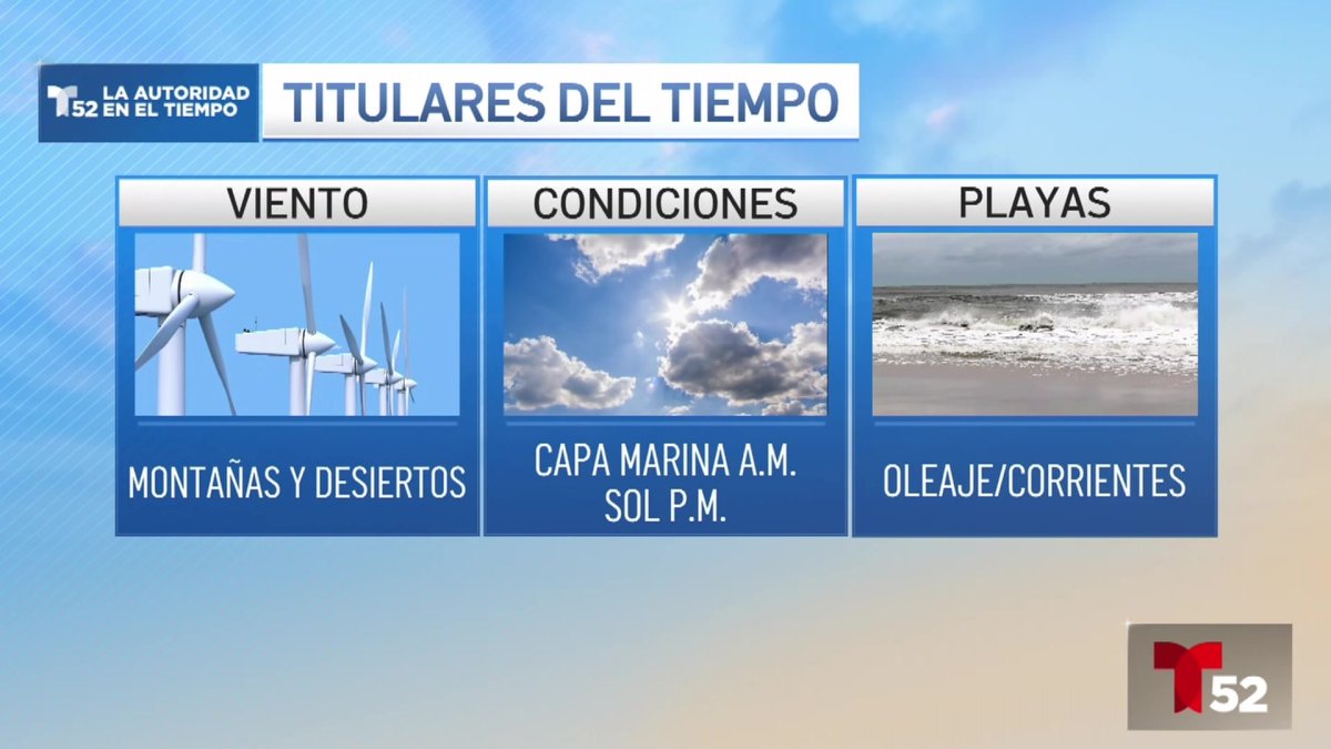 El tiempo con Marcos Mora – Telemundo 52
