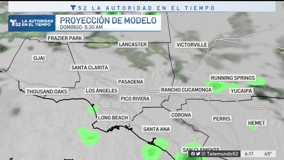 El tiempo con Alondra Anaya – Telemundo 52