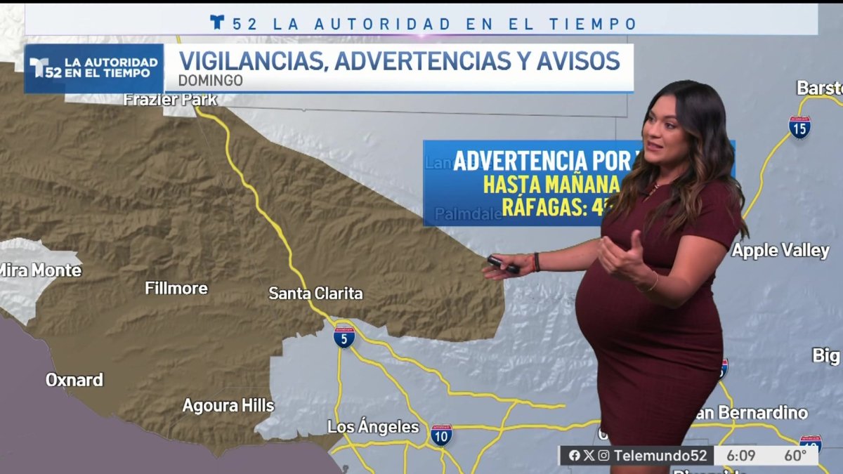 El tiempo con Alondra Anaya – Telemundo 52