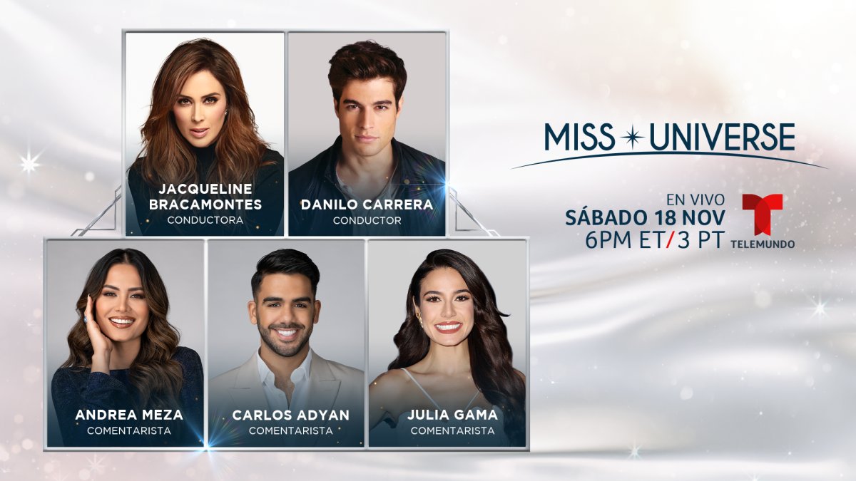 Presentadores de Miss Universo 2023: Jacqueline Bracamontes y Danilo ...