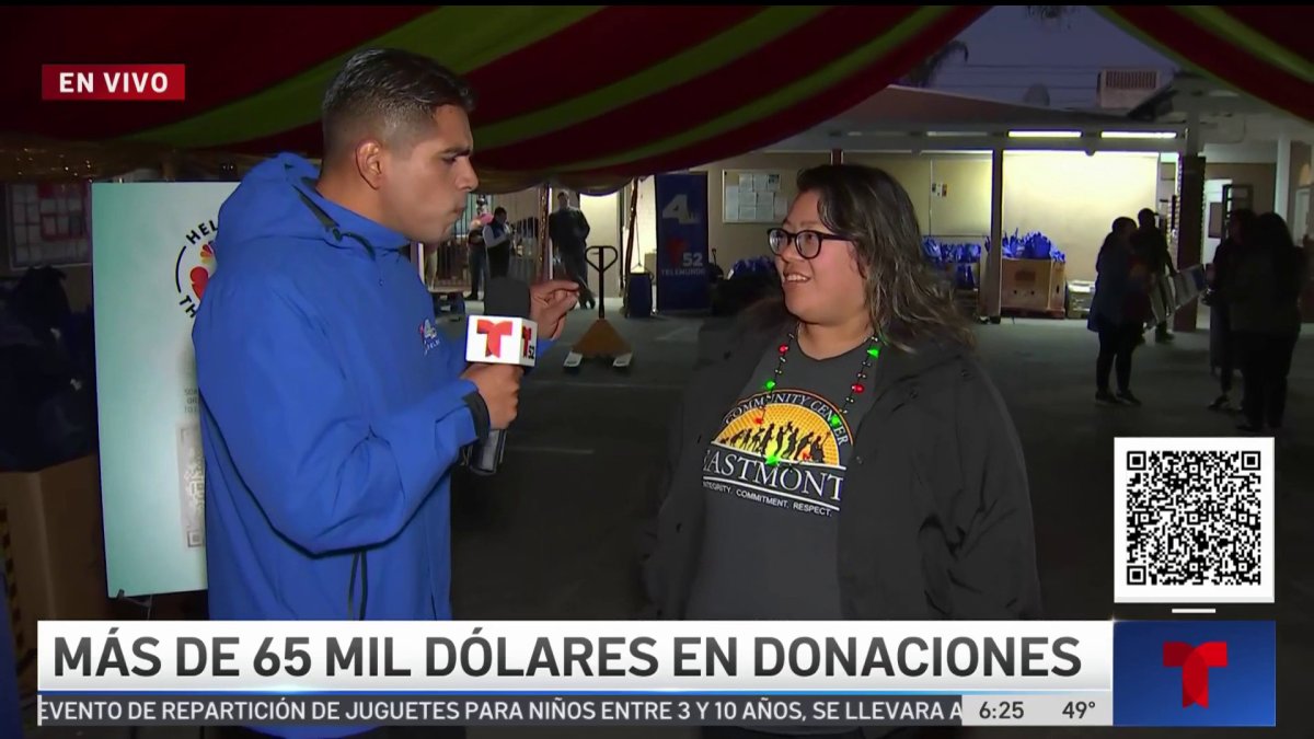 Telemundo 52 & NBC4 Distribución de Alimentos en Eastmont Community ...