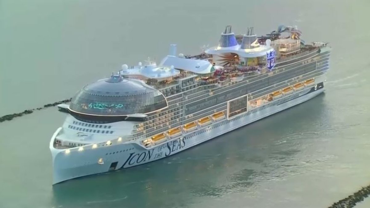 Icon of the Seas: el crucero más grande del mundo llega a Miami – Telemundo 52