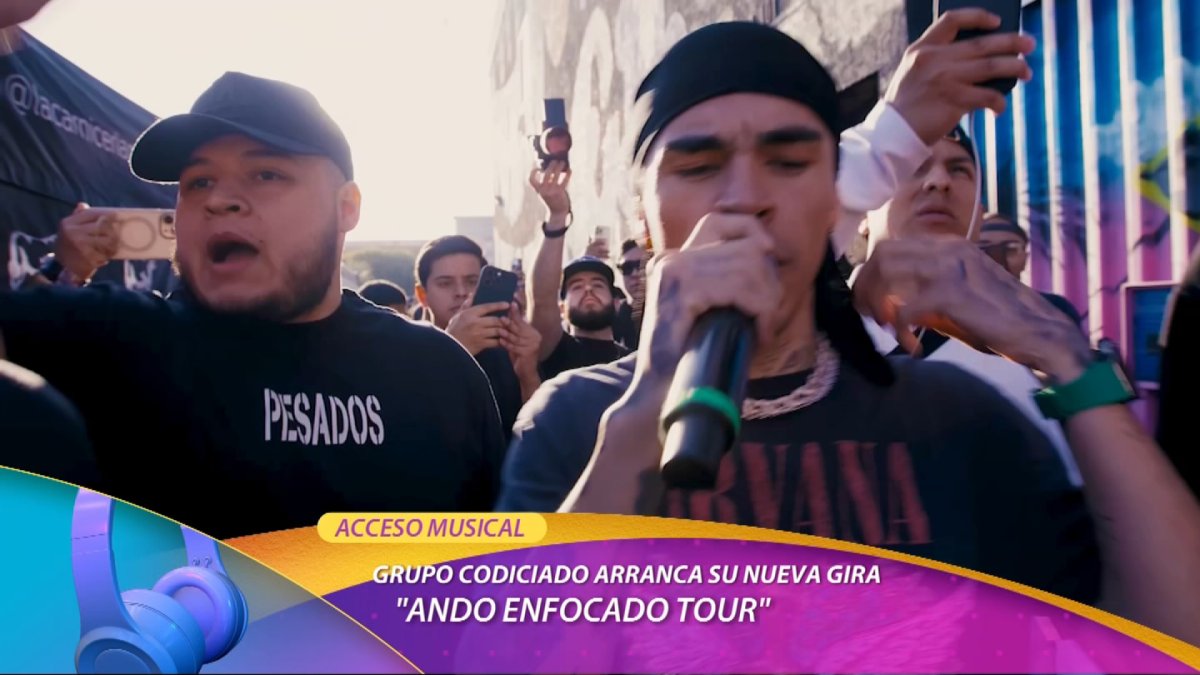 Grupo Codiciado arranca su nueva gira “Ando Enfocado Tour” – Telemundo 52