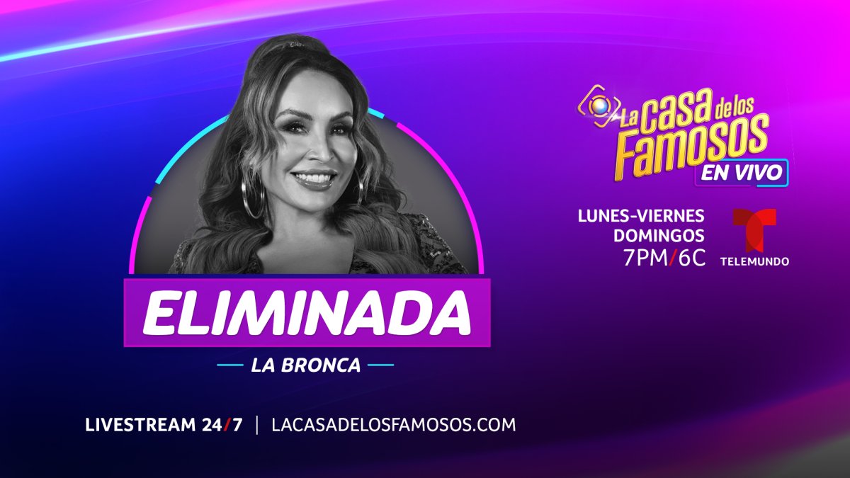 La Casa de los Famosos: La Bronca, décima eliminada – Telemundo 52