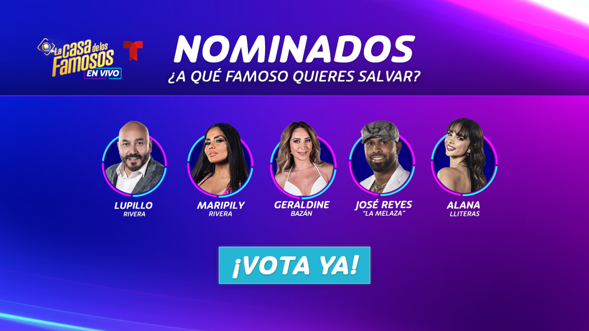 La Casa de los Famosos: quiénes son los nominados – Telemundo 52