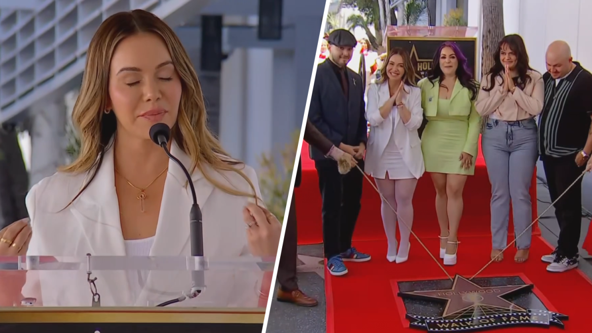 Chiquis Rivera Llora Al Al Recibir La Estrella De Su Madre Telemundo 52