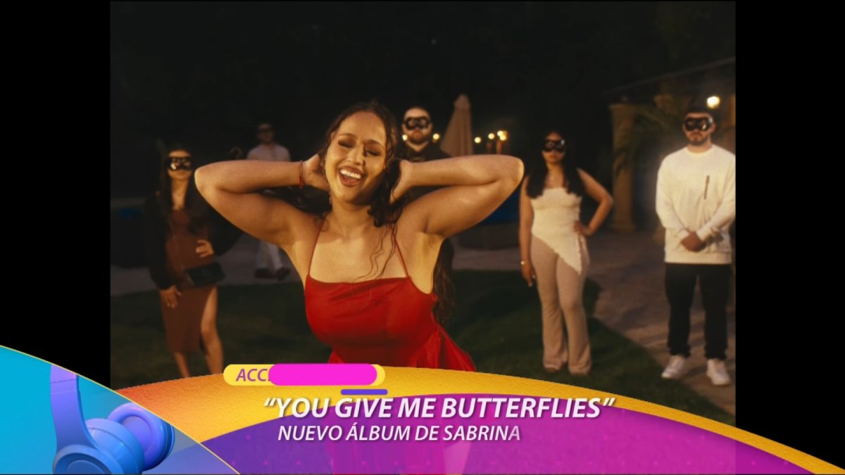 “You Give Me Butterflies” nuevo álbum de Sabrina Garcés – Telemundo 52