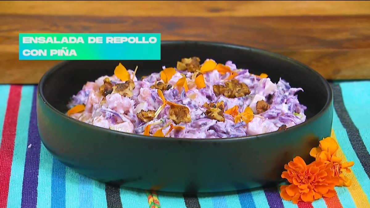 Receta: Ensalada de repollo con piña – Telemundo 52