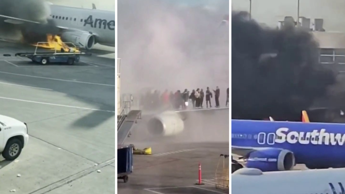 Avión de American Airlines se incendia en el Aeropuerto de Denver – Telemundo 52