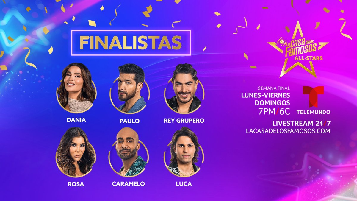 Finalistas de La Casa de los Famosos All-Stars – Telemundo 52