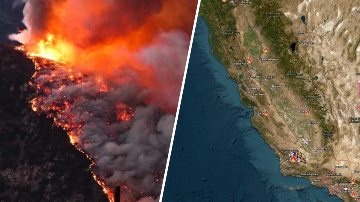 ¿Cómo va el incendio en San Luis Obispo? – Telemundo 52