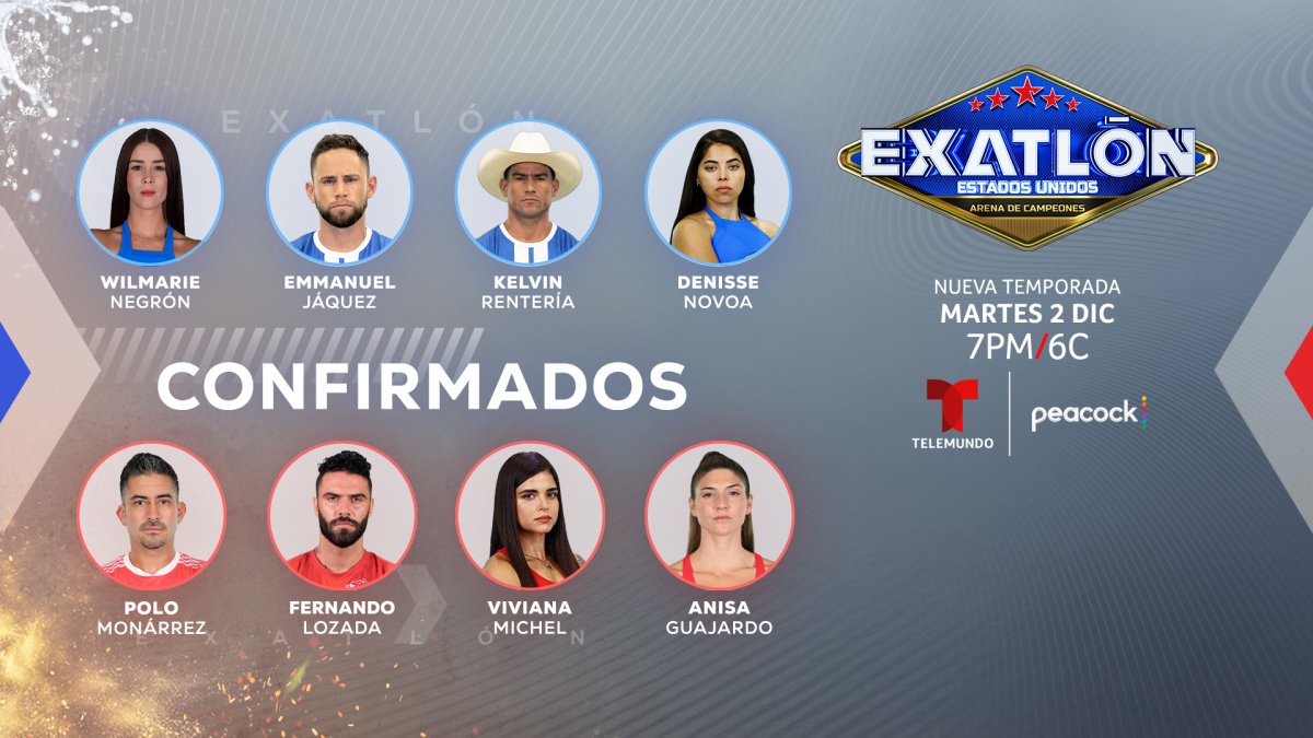 Exatlón Estados Unidos regresa a Telemundo con 8 guerreros – Telemundo 52