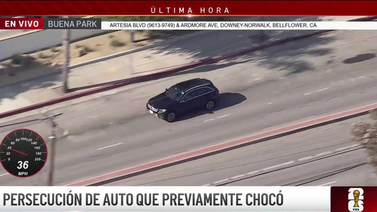 Conductor inicia persecución en Corona y termina en el condado de Los ...
